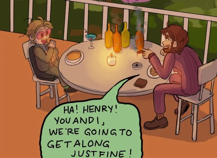 i feel like this entire part was just henry and boseman going on a date ...