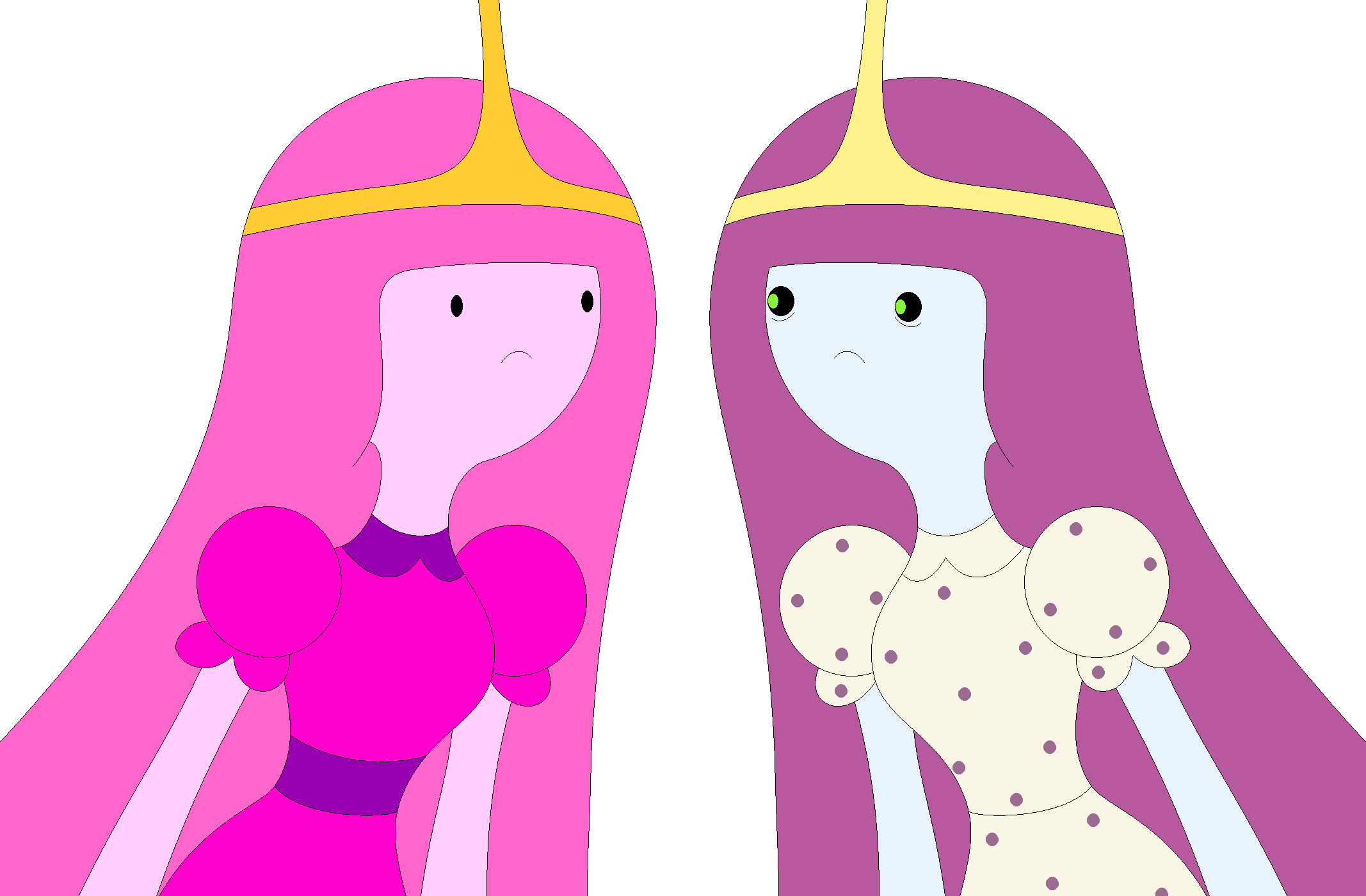 Princess Bubblegum and Possessed Bubblegum | Fandom
