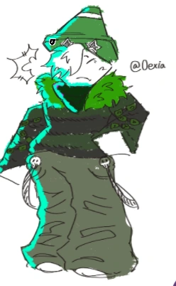 uhh green guy drawn | Fandom