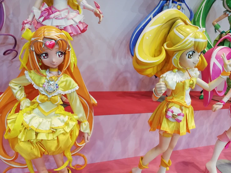 【All Pretty Cure Exhibition Yokohama】Life-size mannequins of PreCure ...