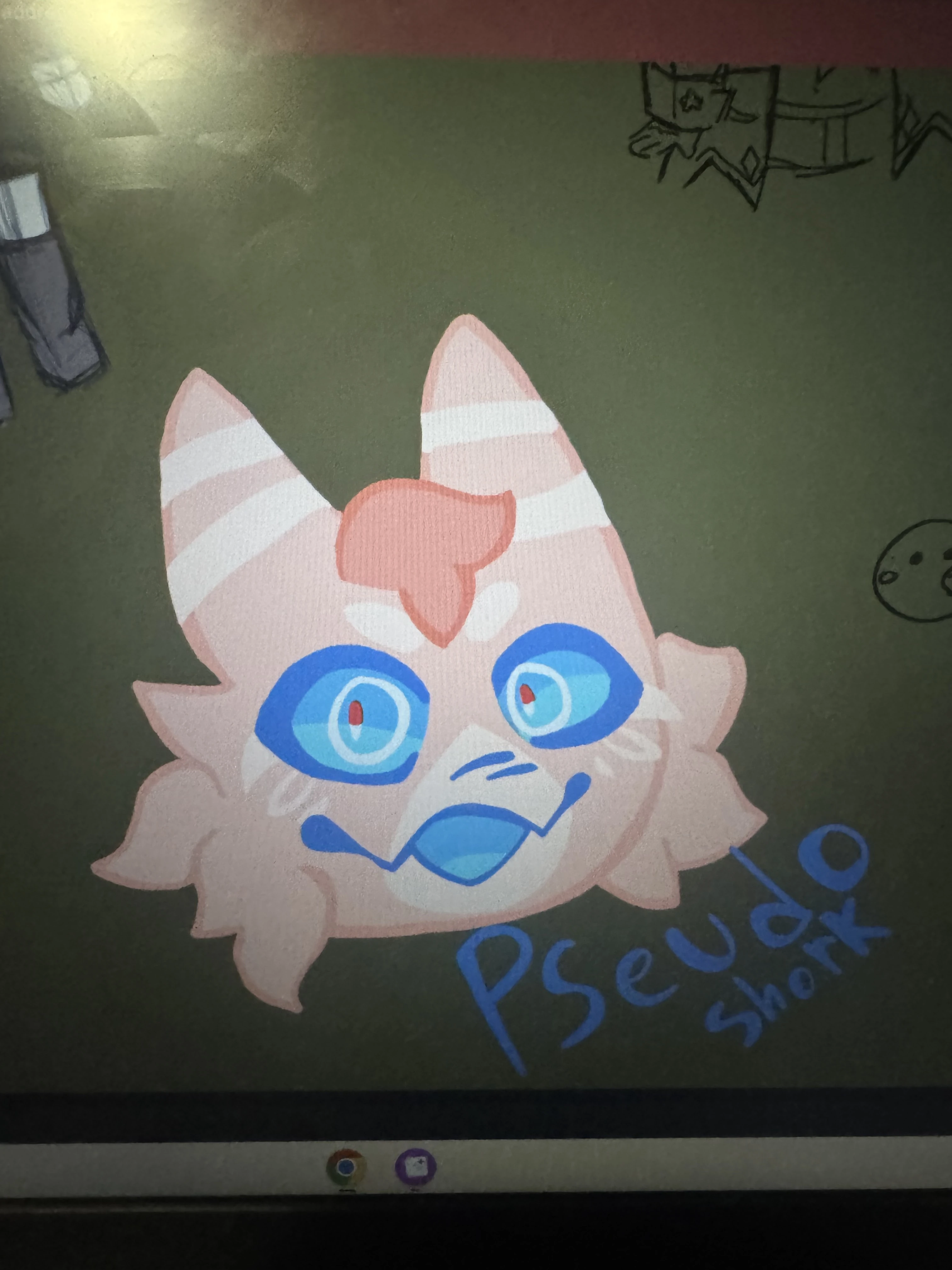 Pseudo shork art I made | Fandom