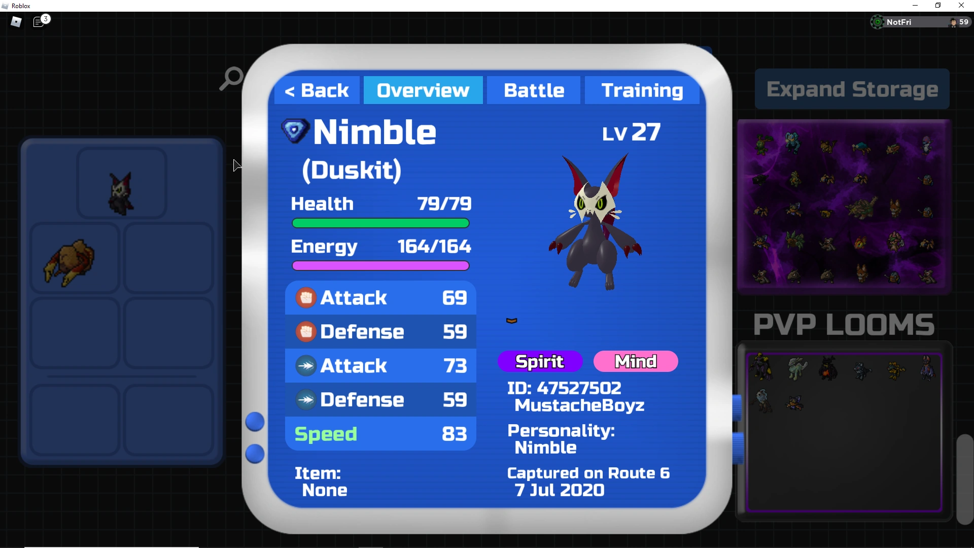 Trading Pure Nimble Duskit | Fandom