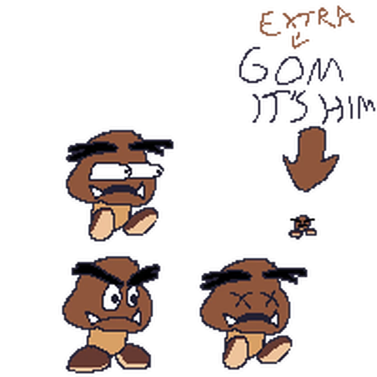 i made goomba in pt style :) | Fandom