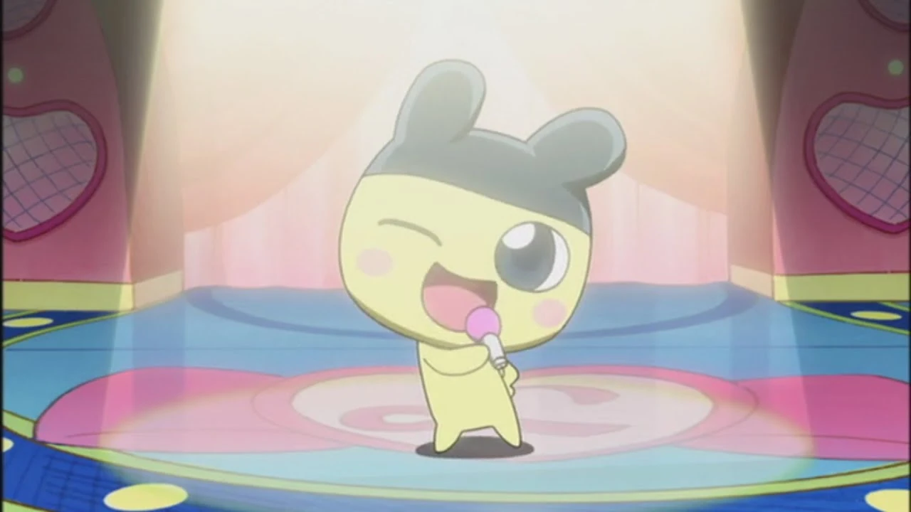 I just found this video while searching "Mametchi singing" on YouTube ...