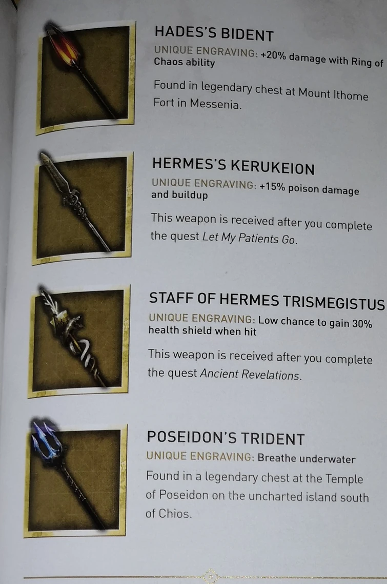 Assassin's Creed Odyssey Reward Guide. | Fandom