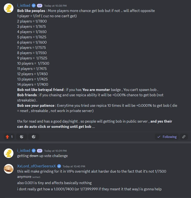 back with more shitty suggestions from the discord | Fandom