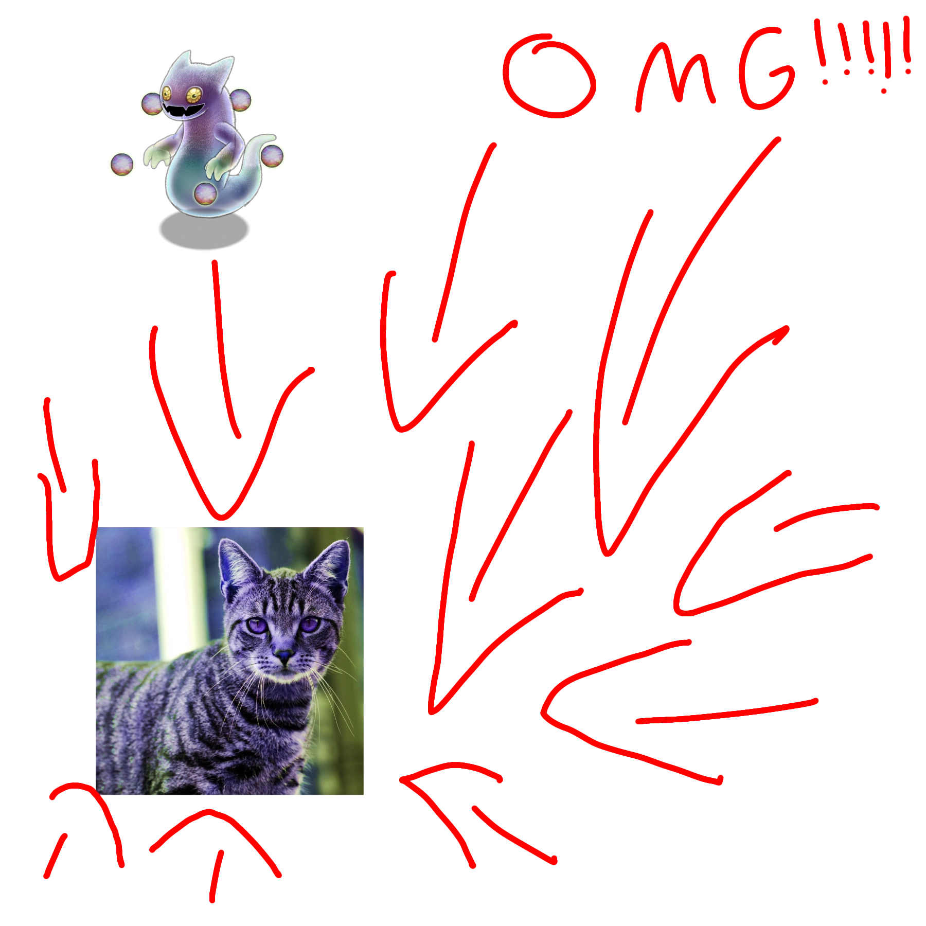 msm wiki fandom when they see a purple cat (wyska reference) | Fandom