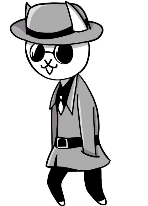a hitman cat drawing | Fandom