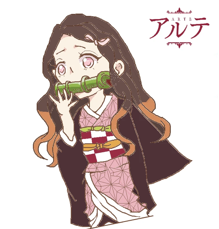 Nezuko in Arte ArtStyle !! | Fandom