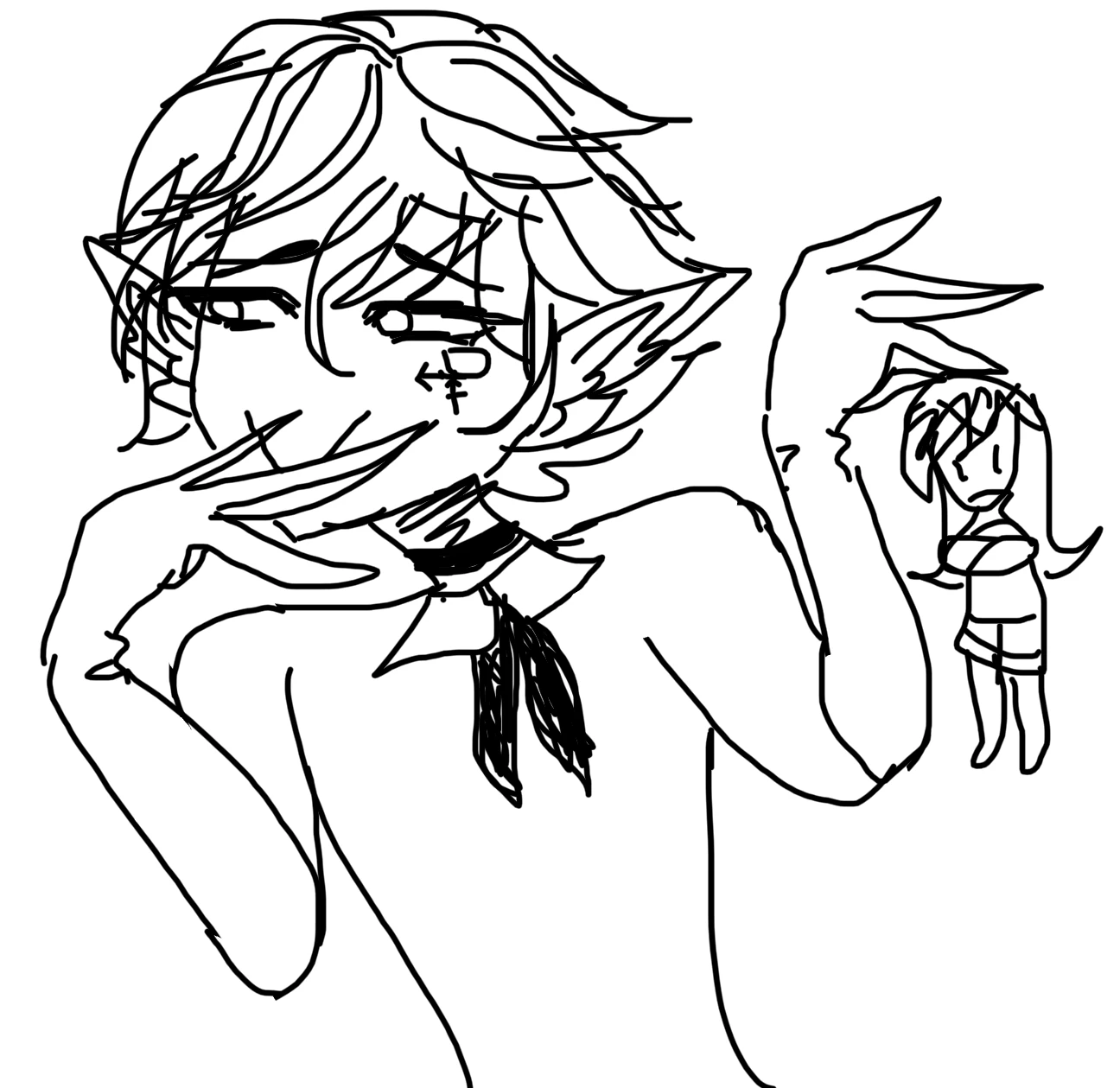 New oc art! No color though 😋 | Fandom