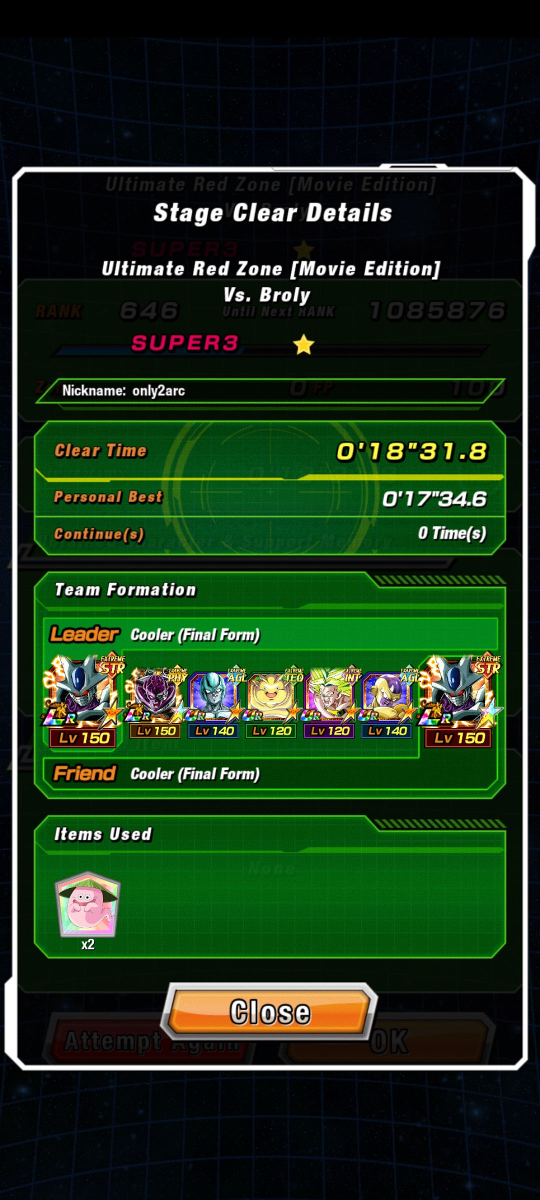 Red Zone Broly beaten with all types team (Extreme Class) | Fandom