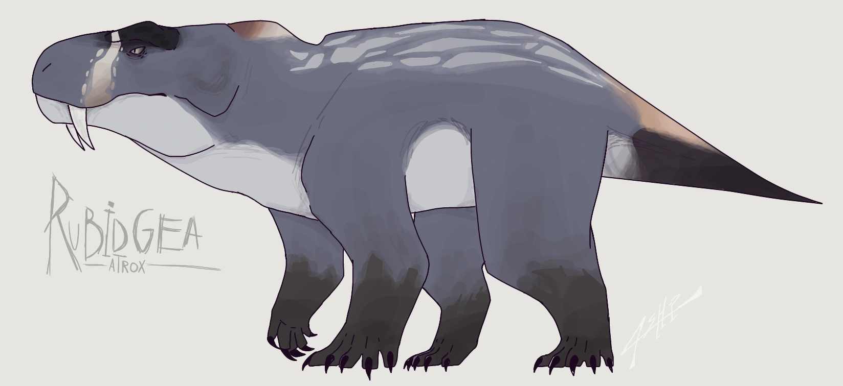 Rubidgea atrox drawing | Fandom