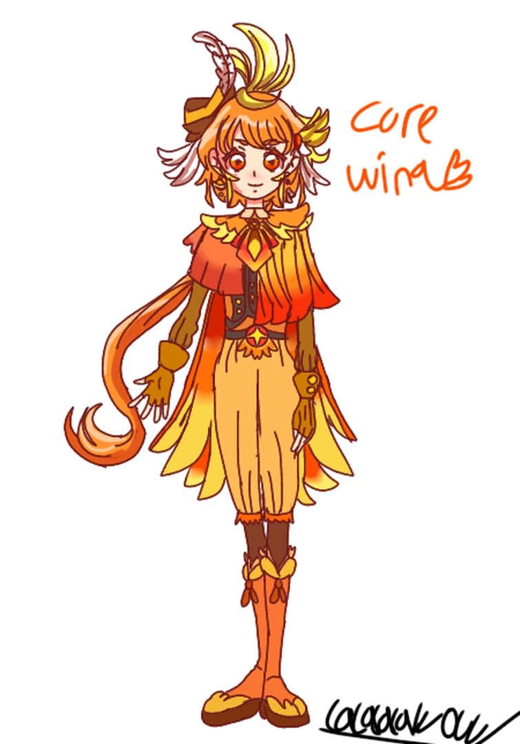 Cure wing redesign/first male cure that I redesign (other redesign ...