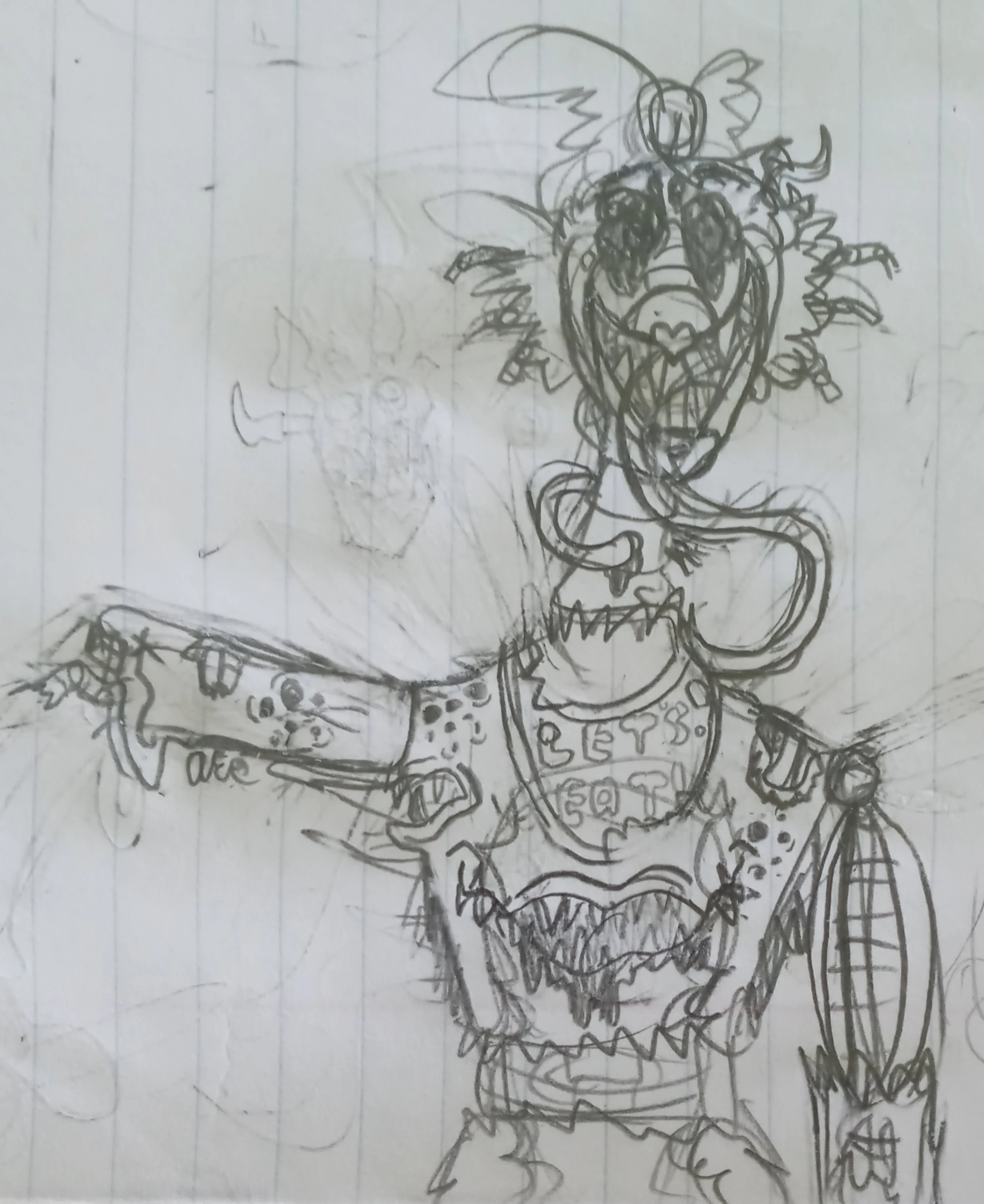 WIP Nightmare Chica Redesign | Fandom