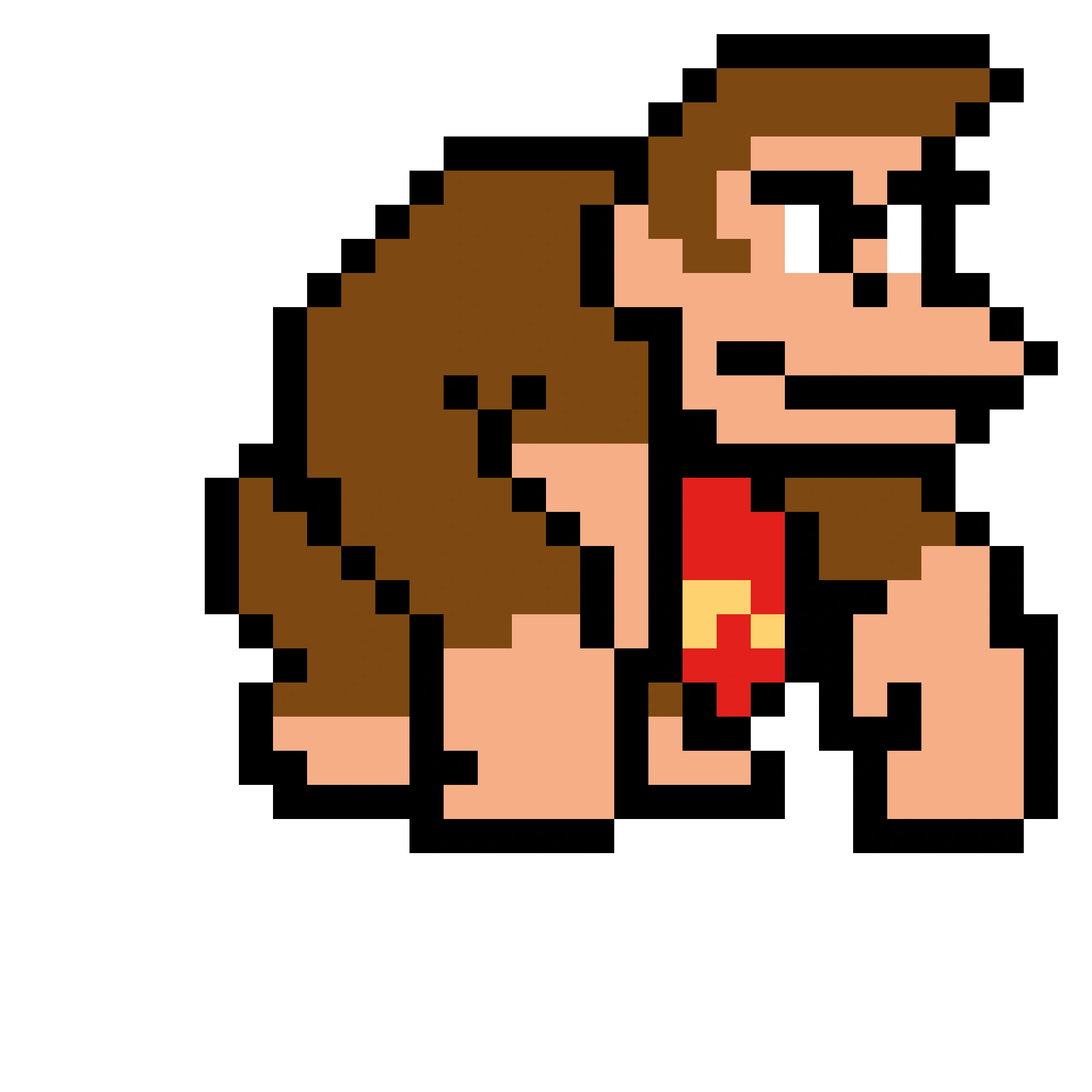 My Pixel drawing of Donkey Kong | Fandom