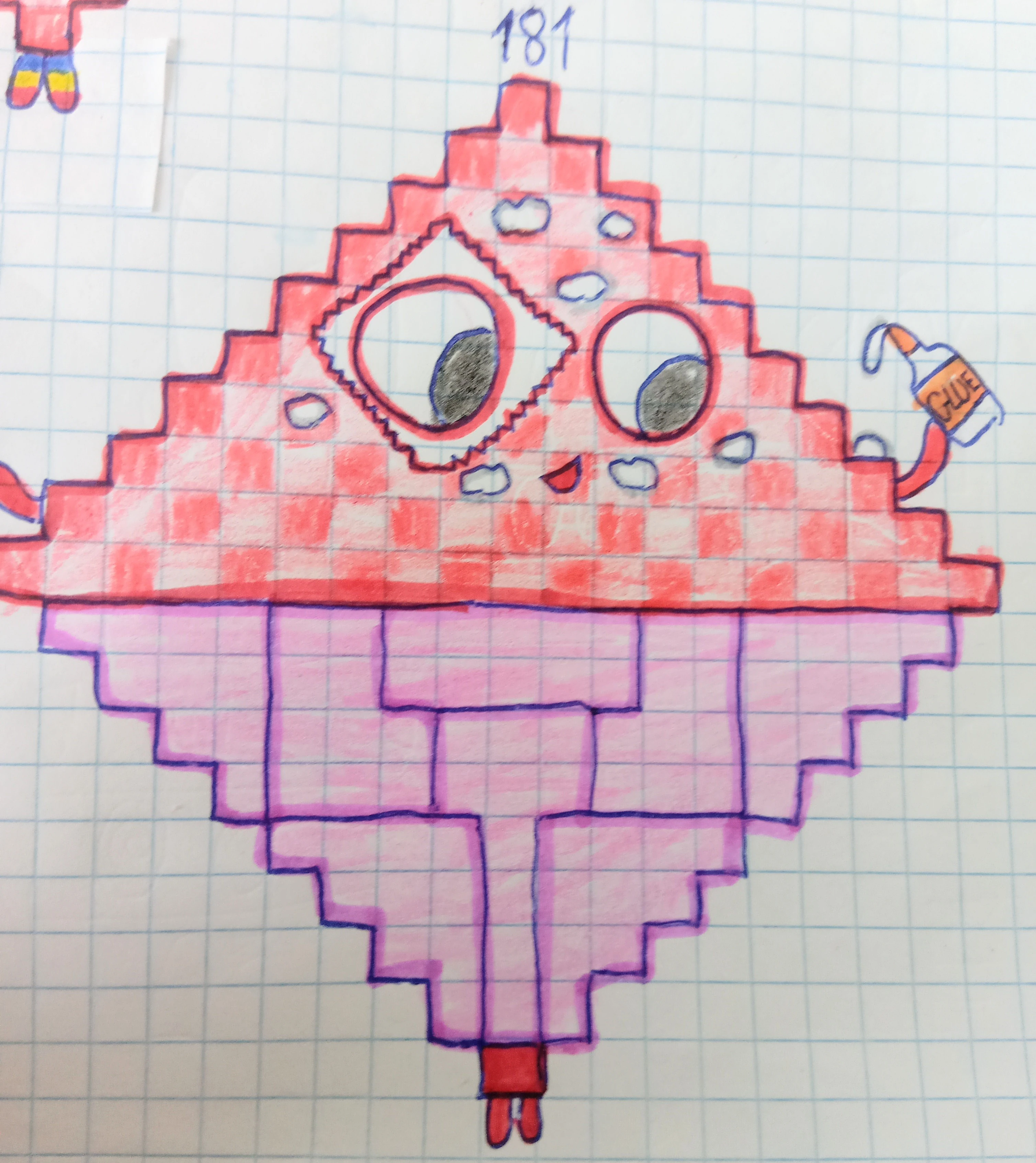 My numberblock 181 he loves glue | Fandom