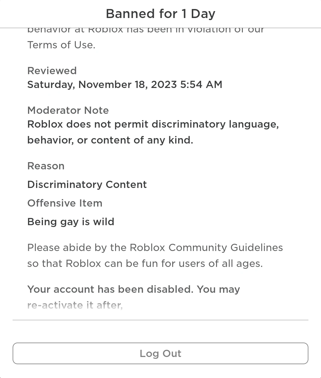 Roblox moderation is wild | Fandom