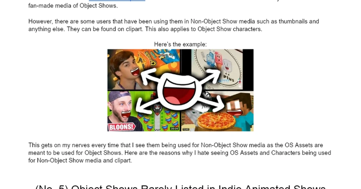 Why I Hate Users Using BFDI Mouths in Non-Object Show Media. | Fandom