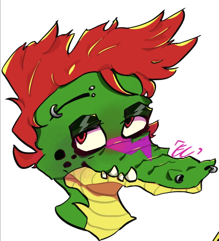 I drew Montgomery gator bc | Fandom