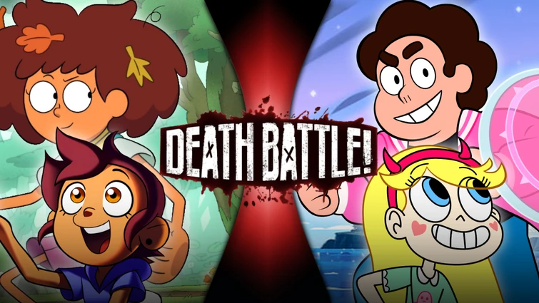 Luz and Anne vs Star and Steven (Amphibia and The Owl House vs Steven ...