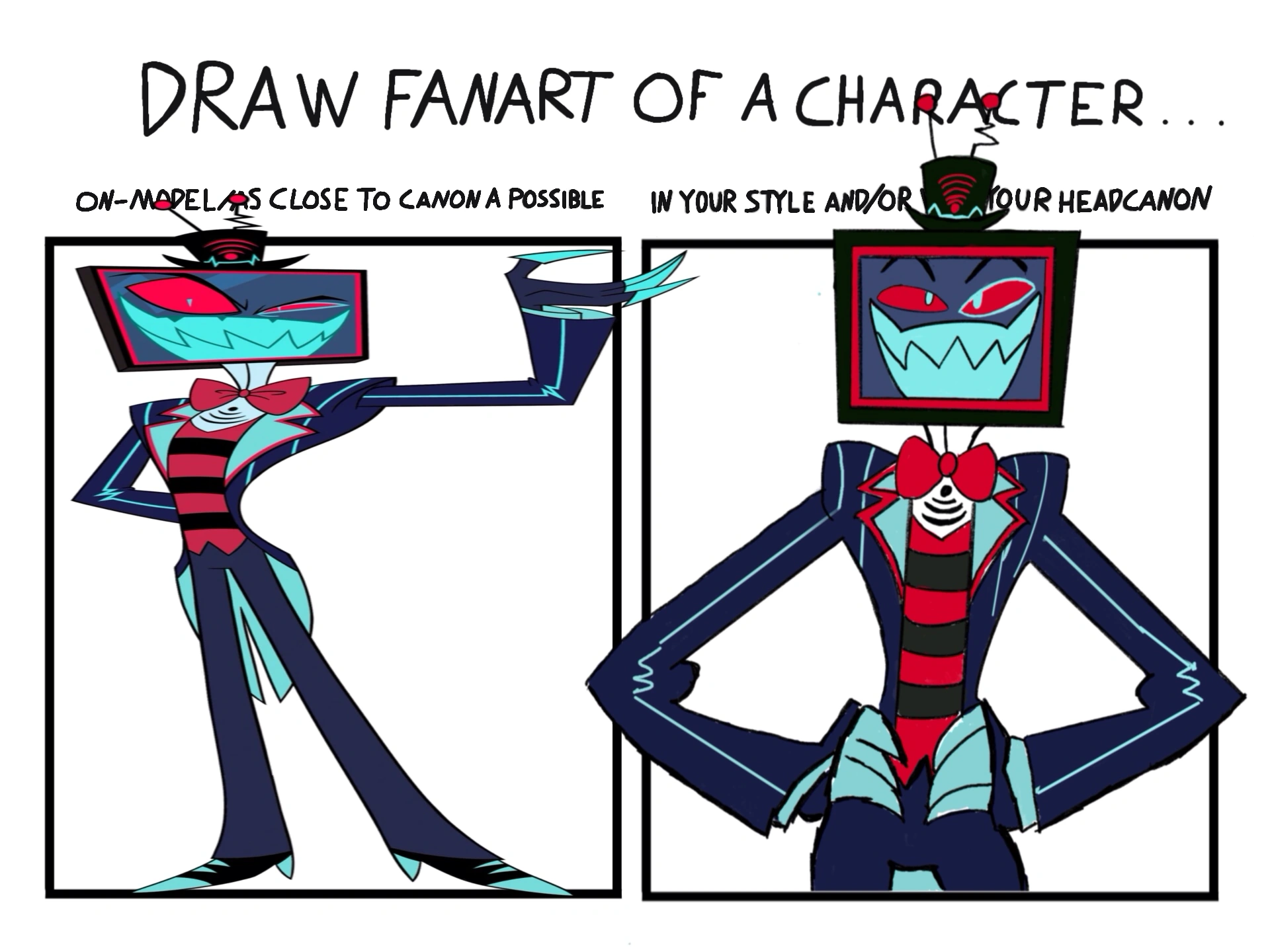 Vox Draw Fanart of a Character | Fandom