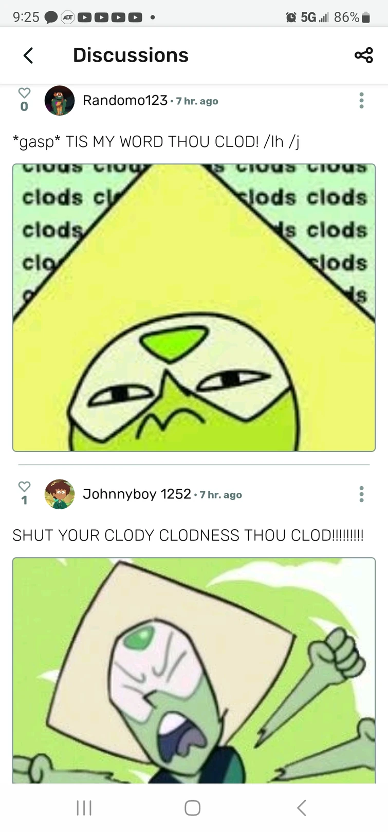 Thy clod conversation shall continue!!!!! | Fandom
