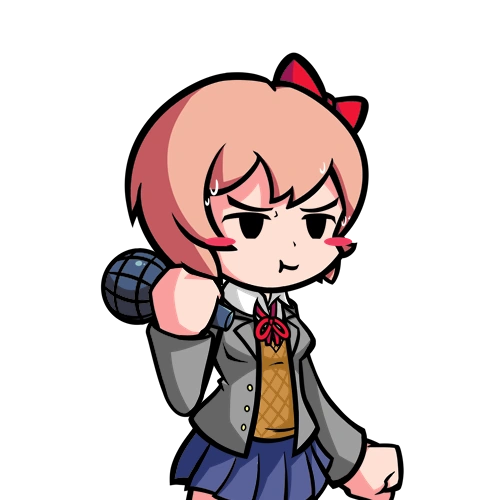 Her (Sayori) mad dialogue portrait was slightly a reference to | Fandom