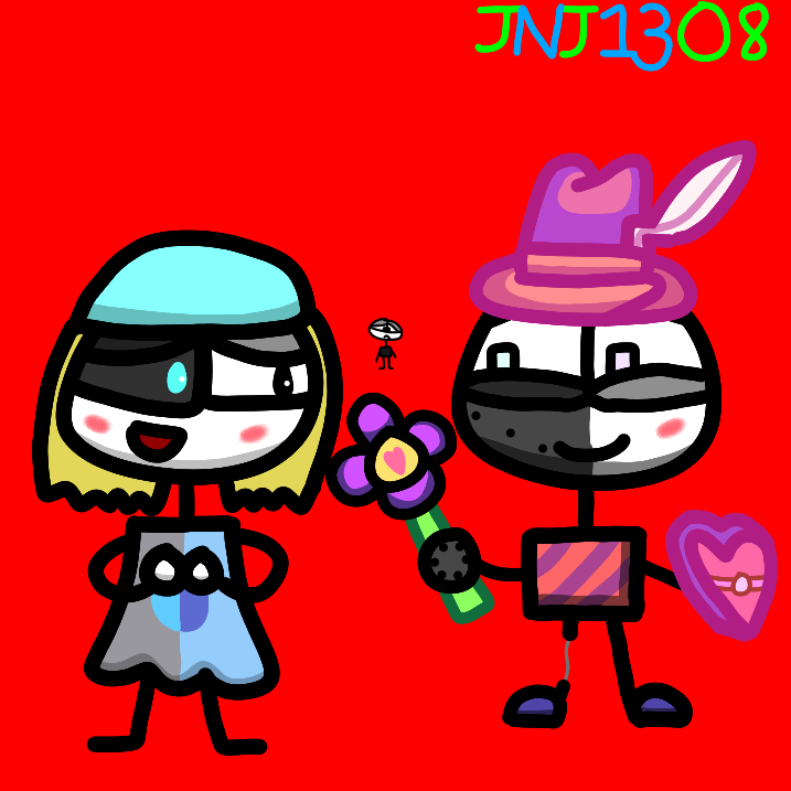 JNJ1308 Drawing P.F.P. Gang Characters: Valentine's Day Special | Fandom