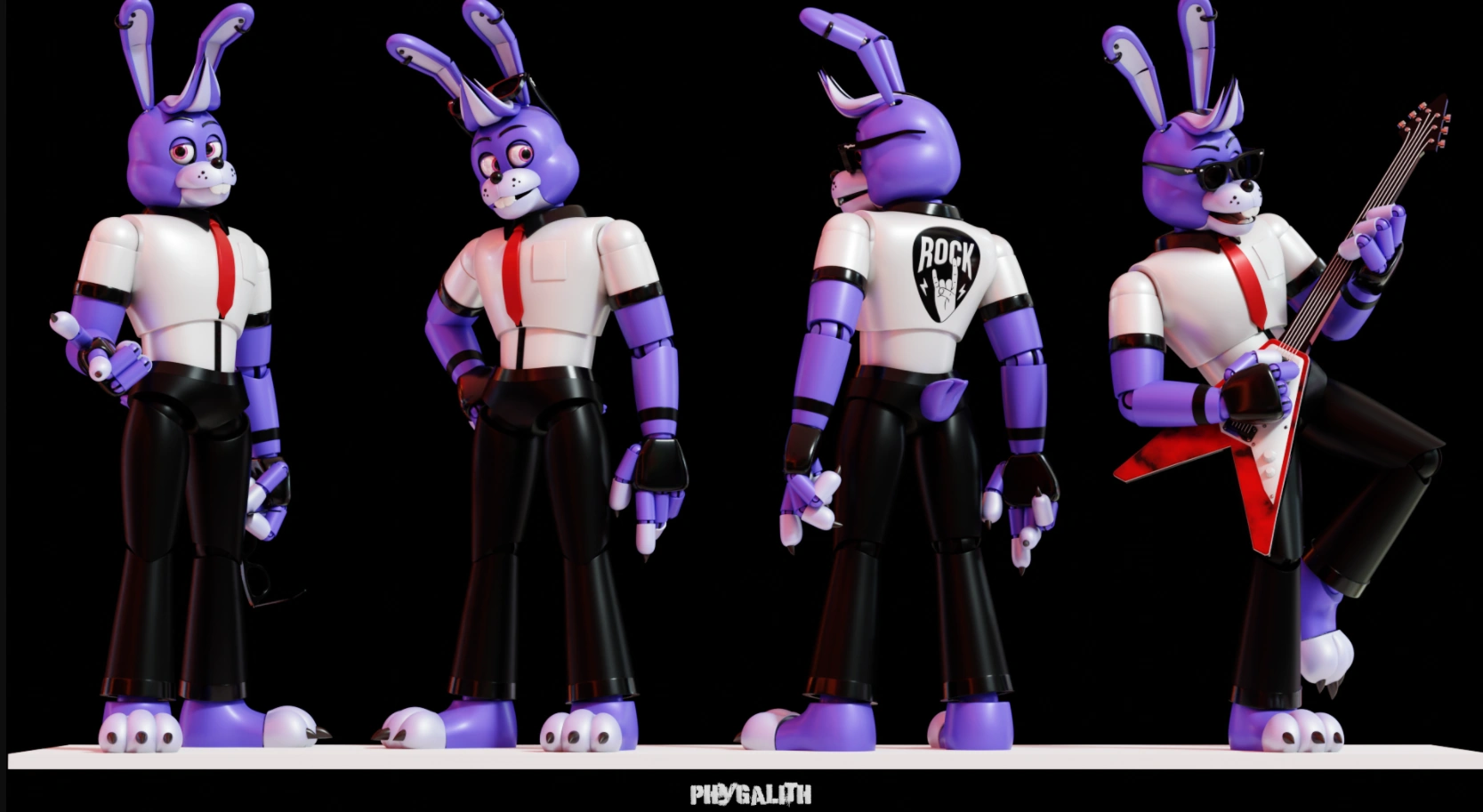 Punk-rock Bonnie by Phygalith | Fandom