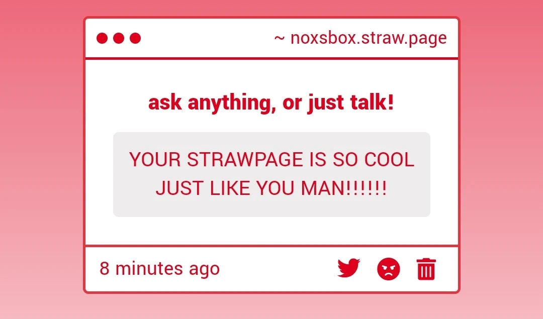 answering more strawpage stuff... | Fandom