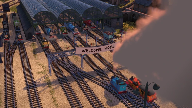 Has anyone noticed that A lot of Awdry Characters are in this shot | Fandom