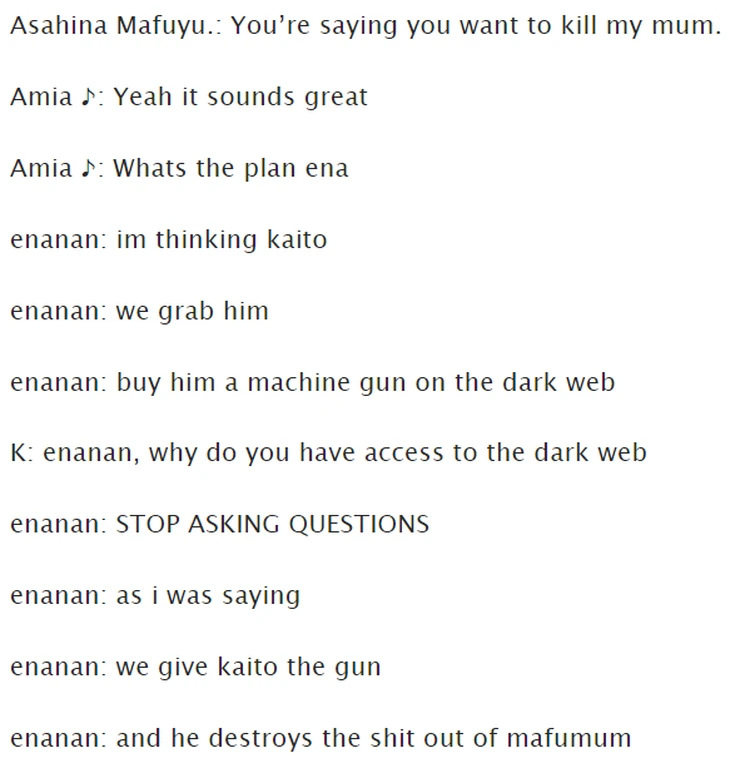 KAITO kills Mafumom | Fandom