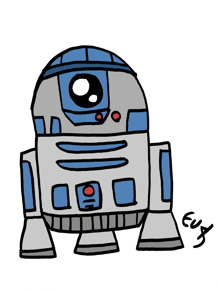 My drawing of R2D2 | Fandom
