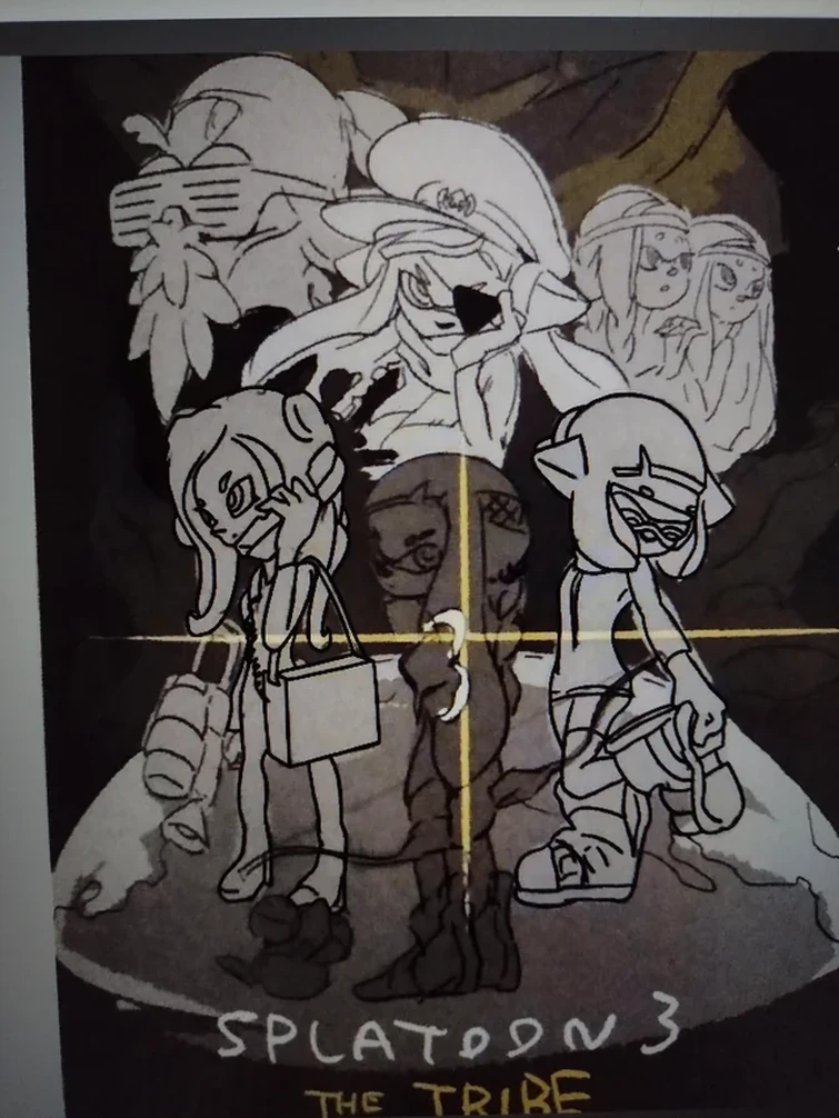 The original concept for Splatoon 3’s story mode. | Fandom