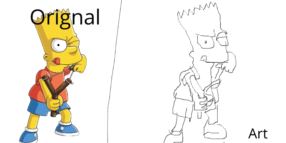 A Drawing Of Bart i did | Fandom