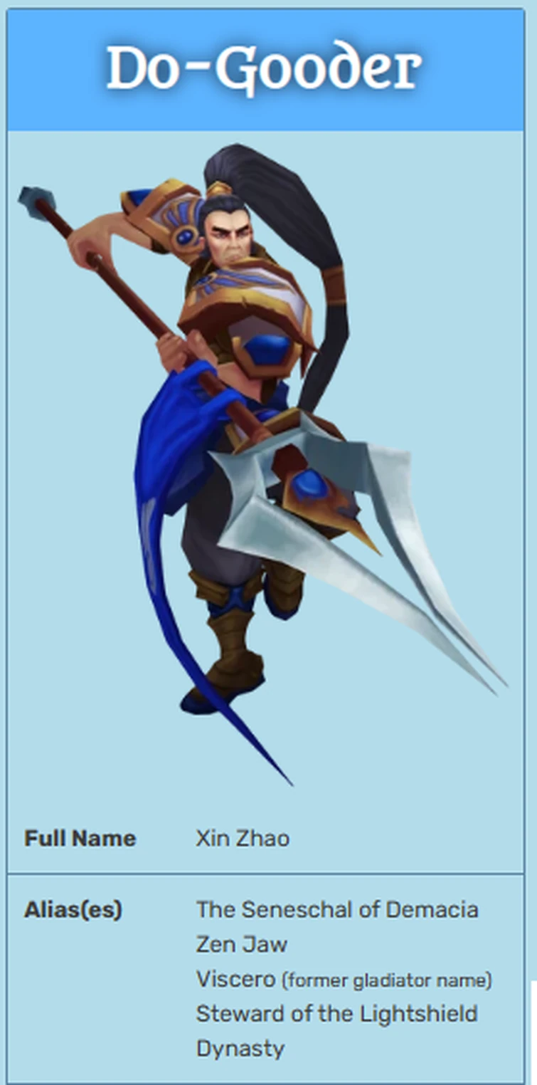Someone fix Senna's Aliases | Fandom