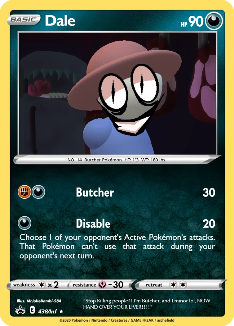 Dave and Bambi Pokémon Card's 3. now with no Expunged. | Fandom