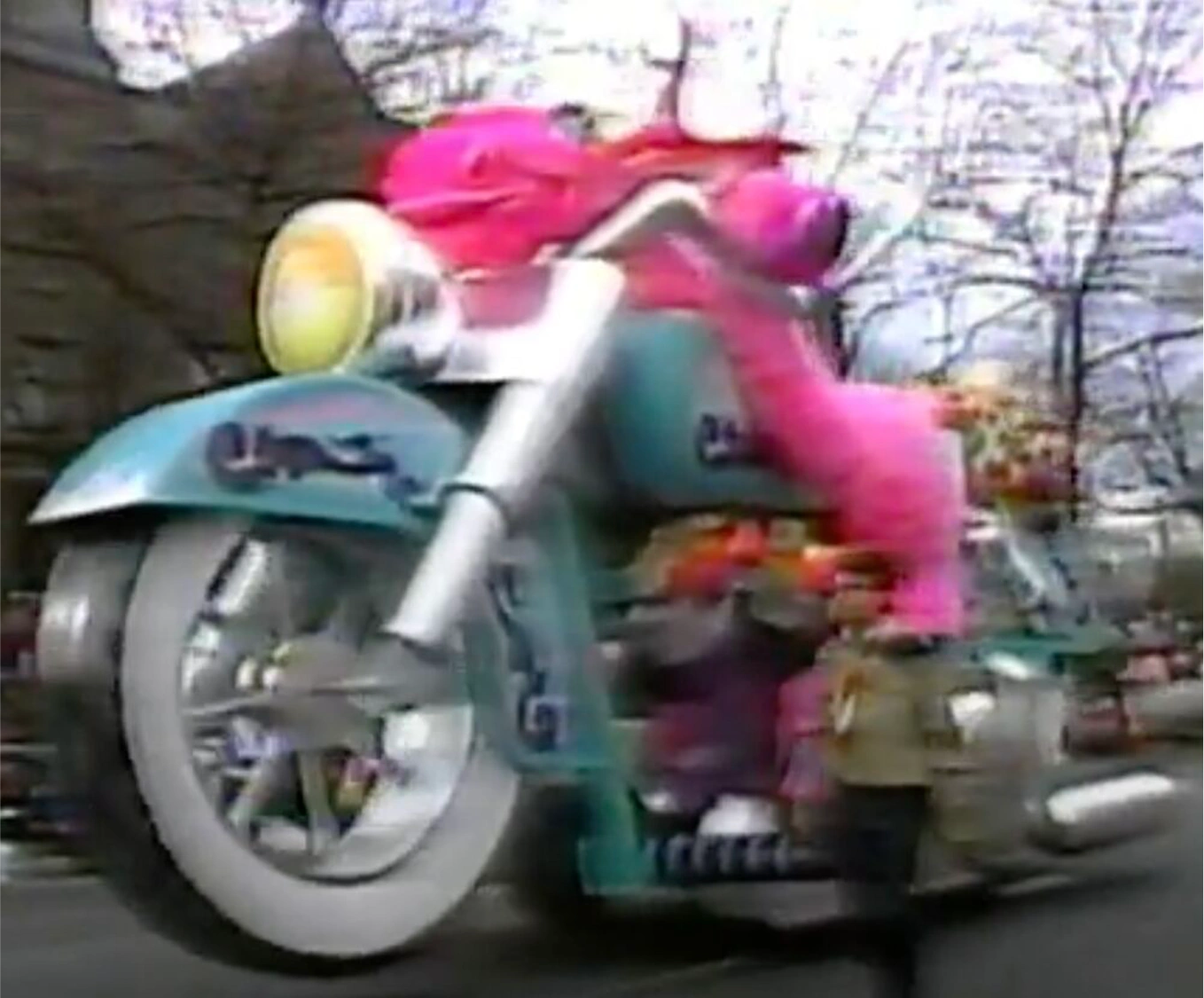 Here's another float from 1993 that you'll really like. This is Chris ...