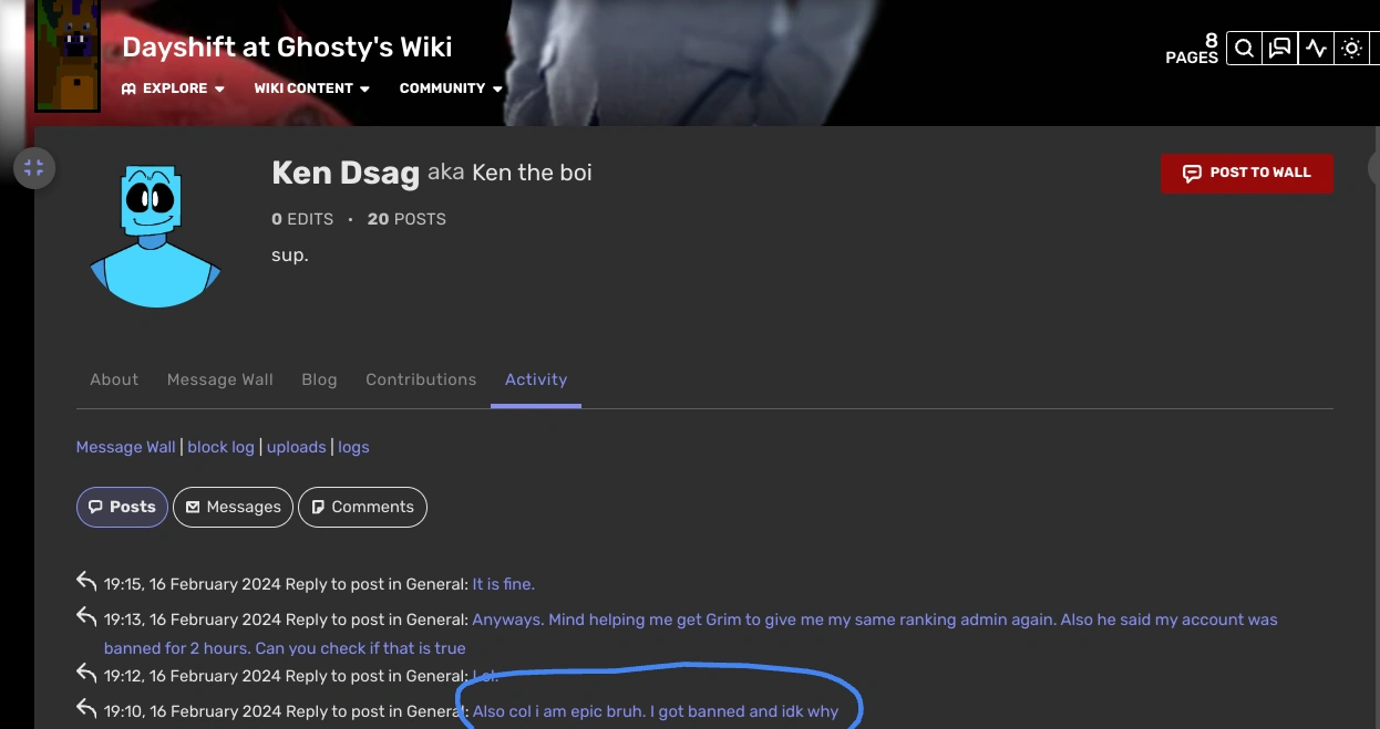 Mods ban this guy | Fandom
