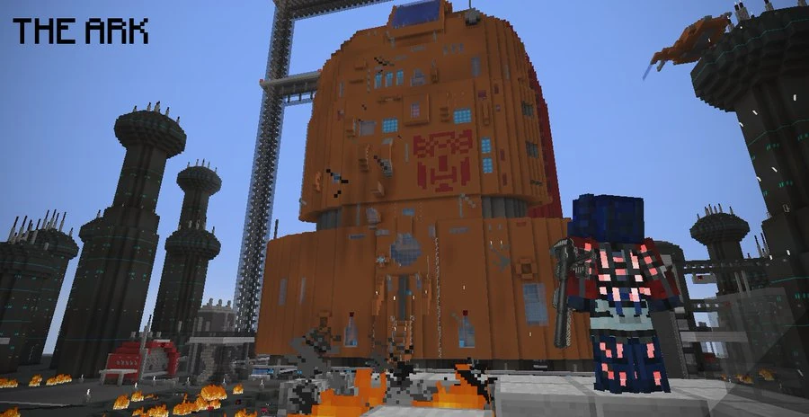 Minecraft Tranformers Fall of Cybertron The Ark Map! | Fandom