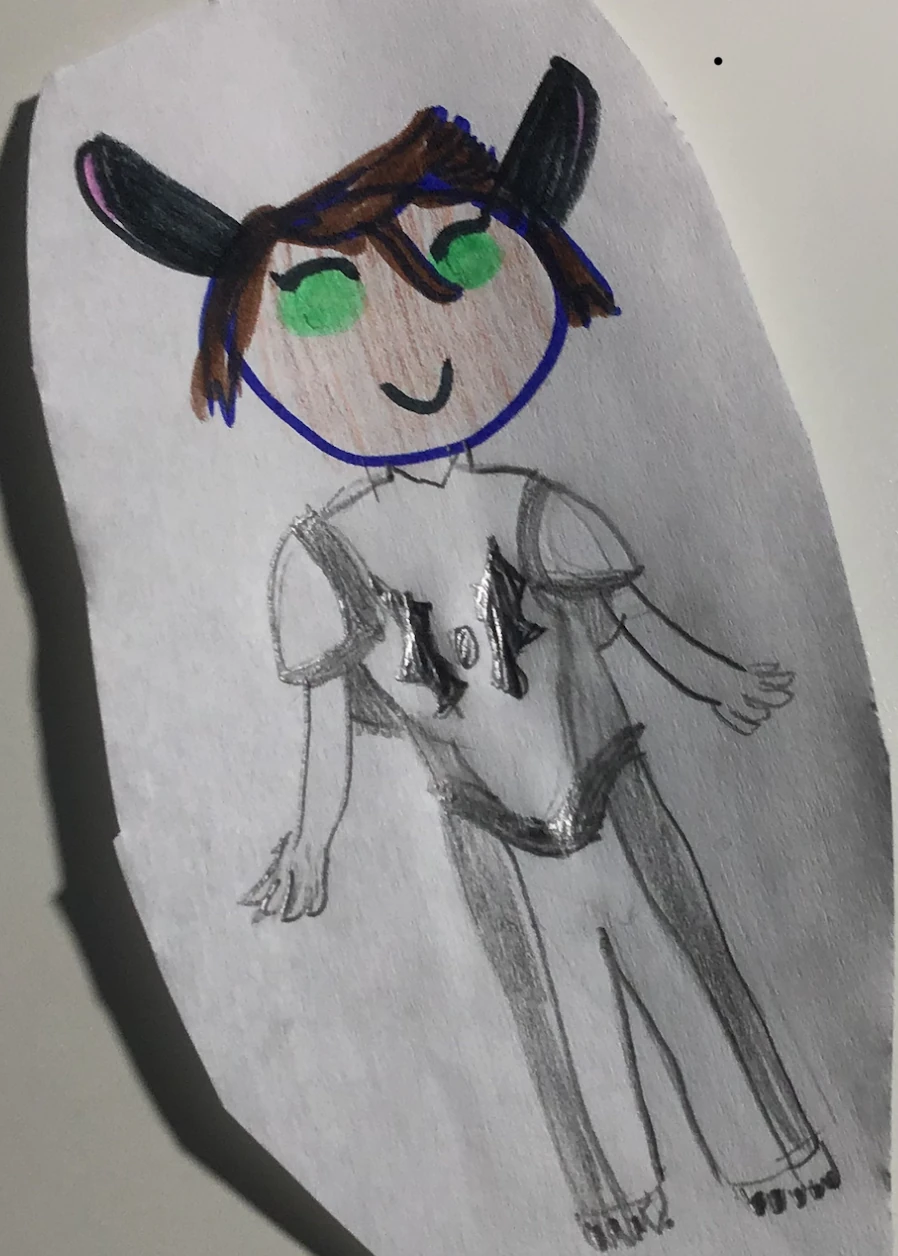 My drawing of chipped catra | Fandom