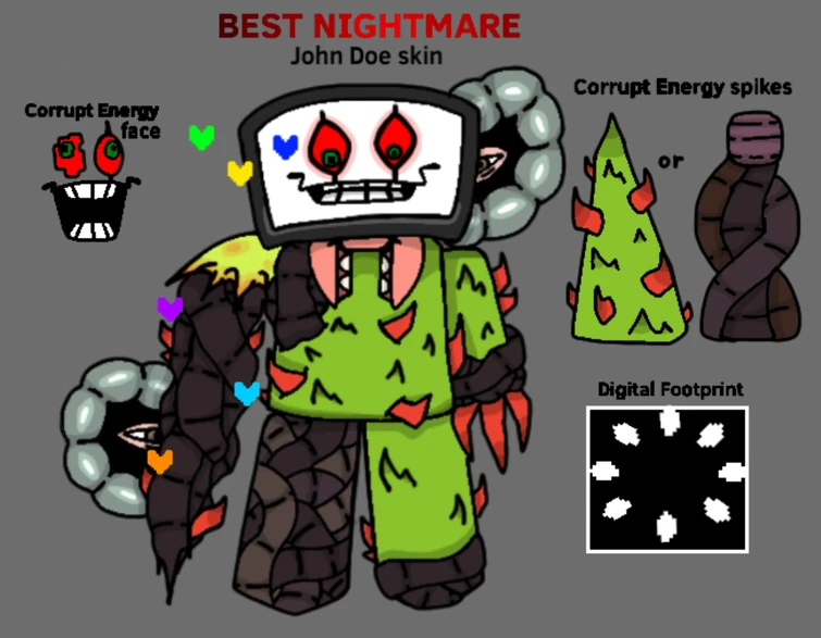 BEST NIGHTMARE John Doe - skin idea | Fandom