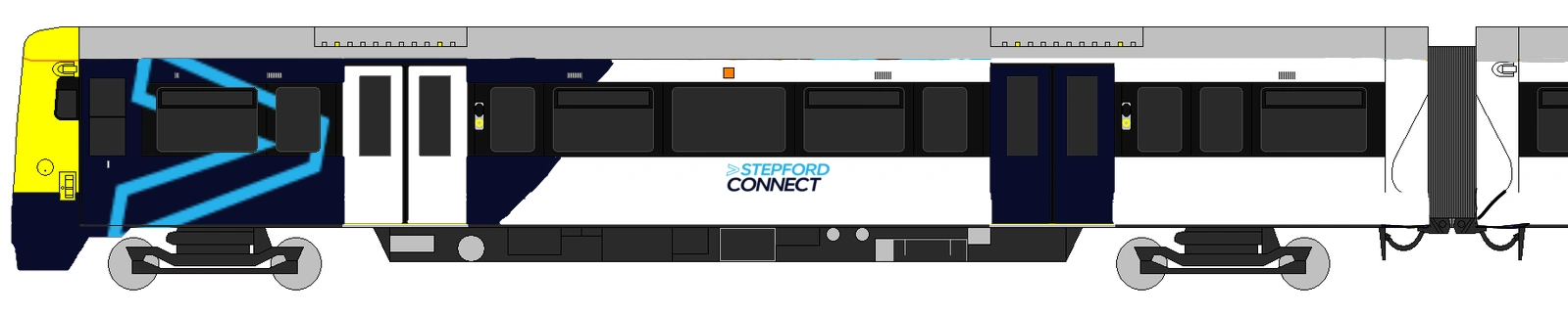 Class 378 but with the Stepford Connect Livery | Fandom