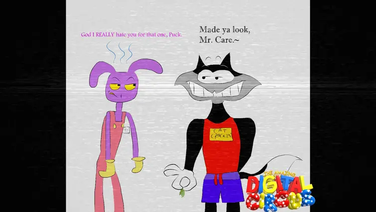 Caine & Jax's reaction to Puck's leaf tricks | Fandom