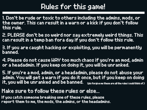 rules for expanded rooms: roblox version | Fandom