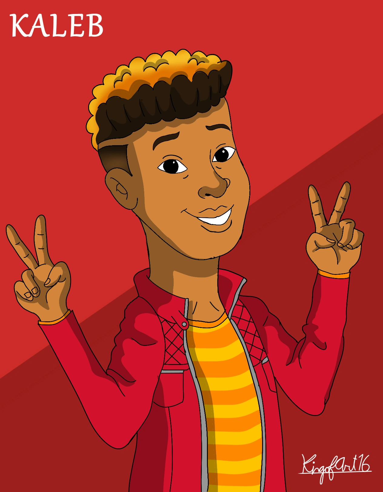 This is my style of Kaleb. I already added it to his fanart gallery ...