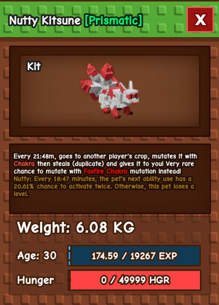 I got the pet shard nutty and still not a single nutty chest | Fandom