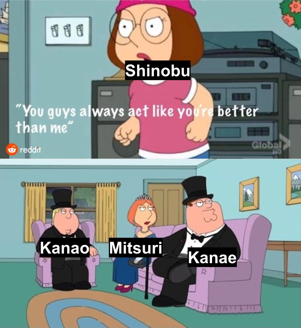 Just some Shinobu memes I made that will *probably* trigger Shinobu ...