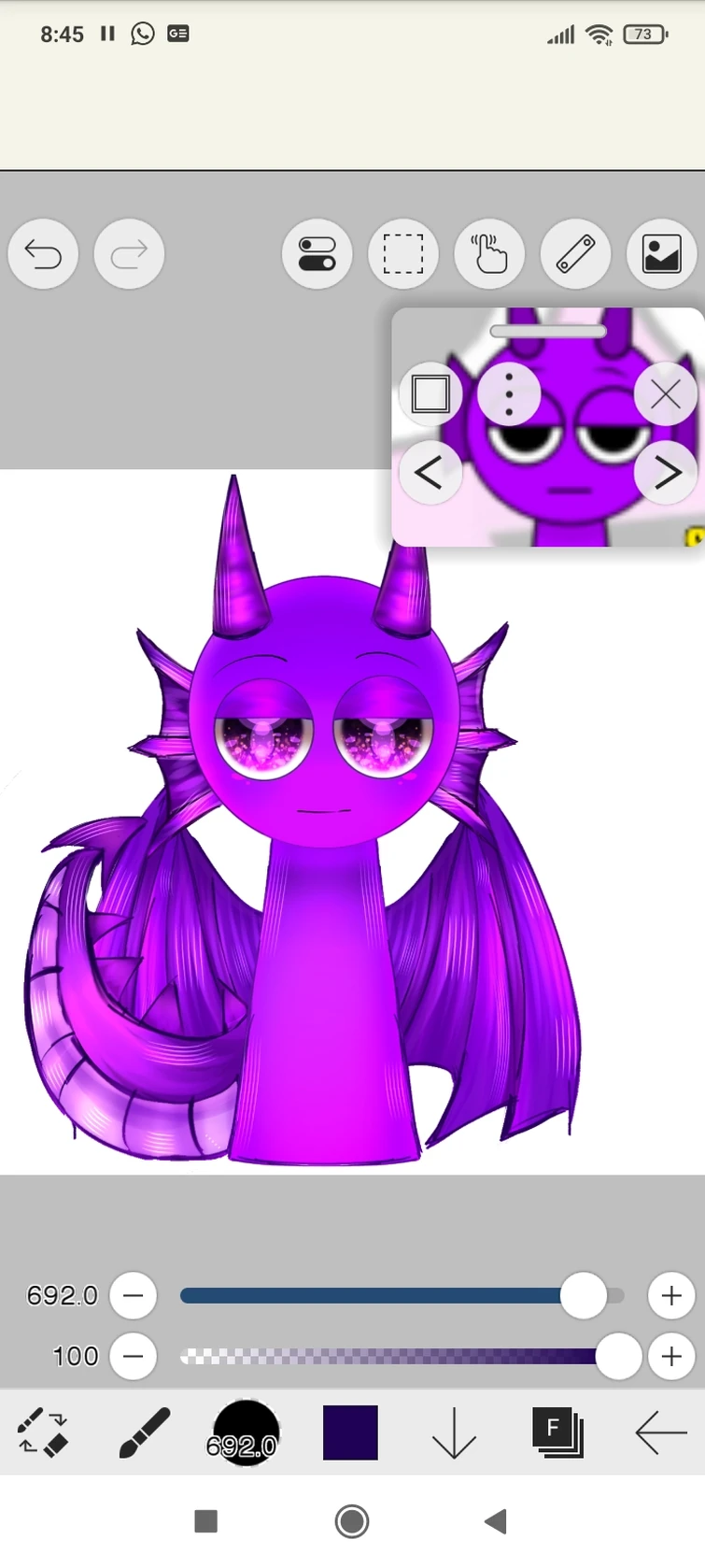 Durple on my style hehe 😃Sorry the tail look kinda weird 😞💔 | Fandom