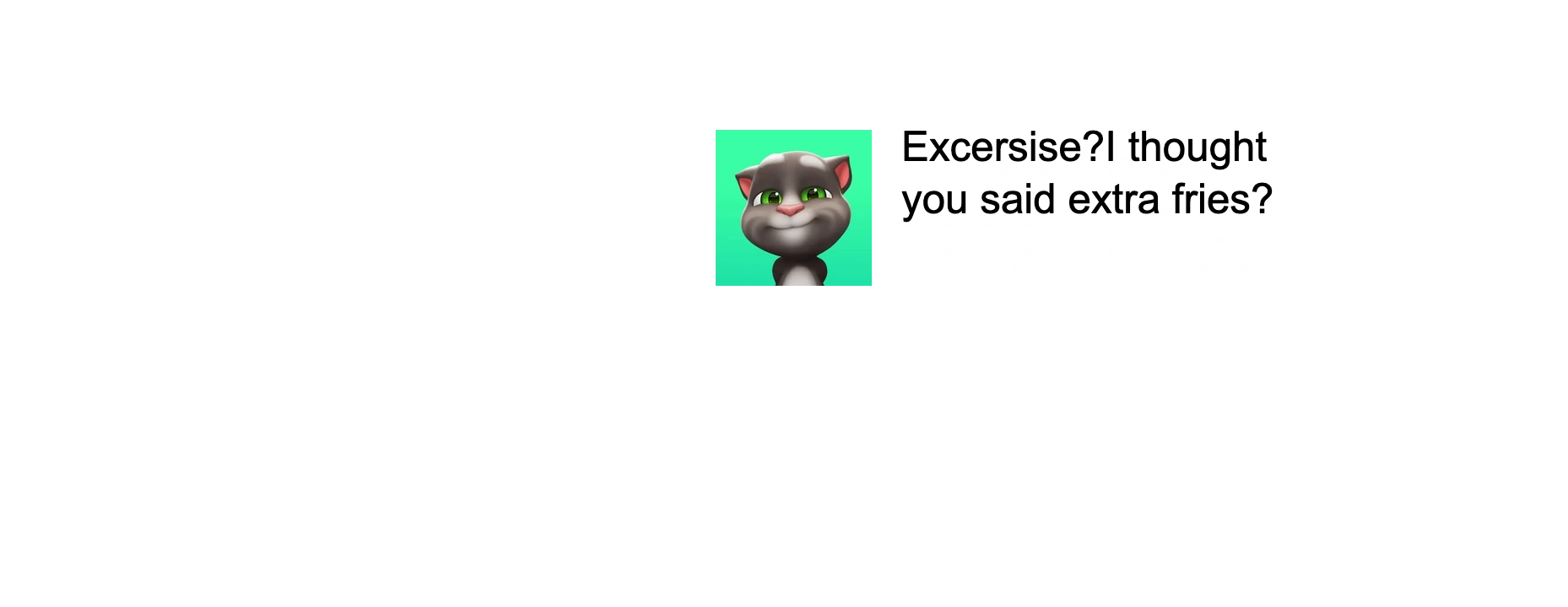 Talking Tom if it was a facebook meme | Fandom